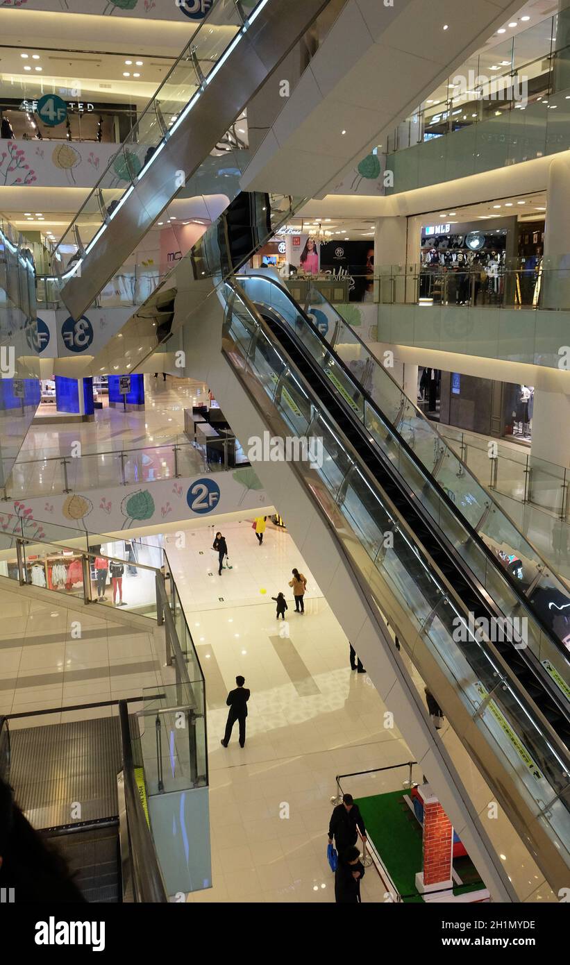 Shopping mall in Beijing, China Stock Photo - Alamy