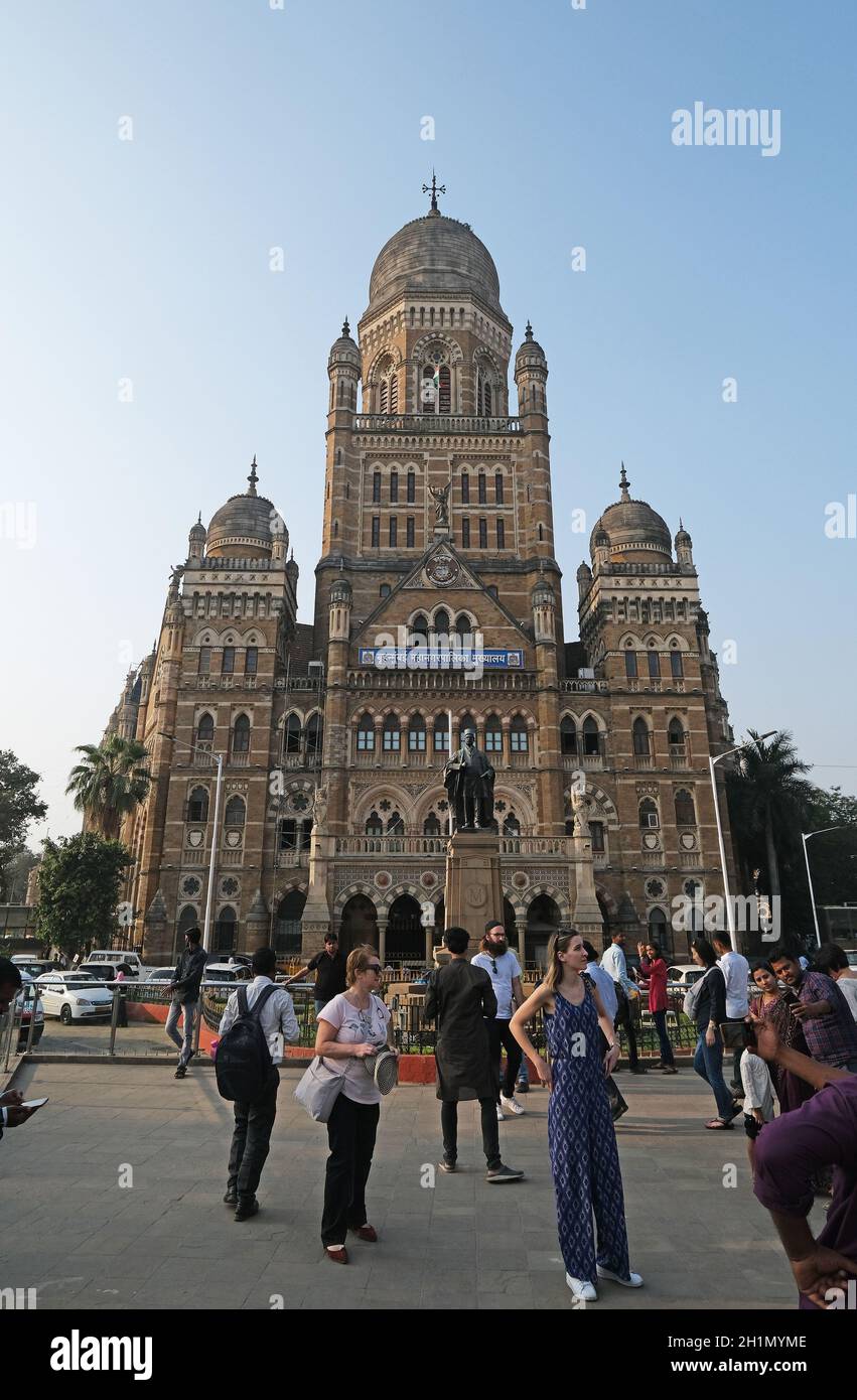 Bombay Municipal Corporation Building (1893) or BMC building in in ...