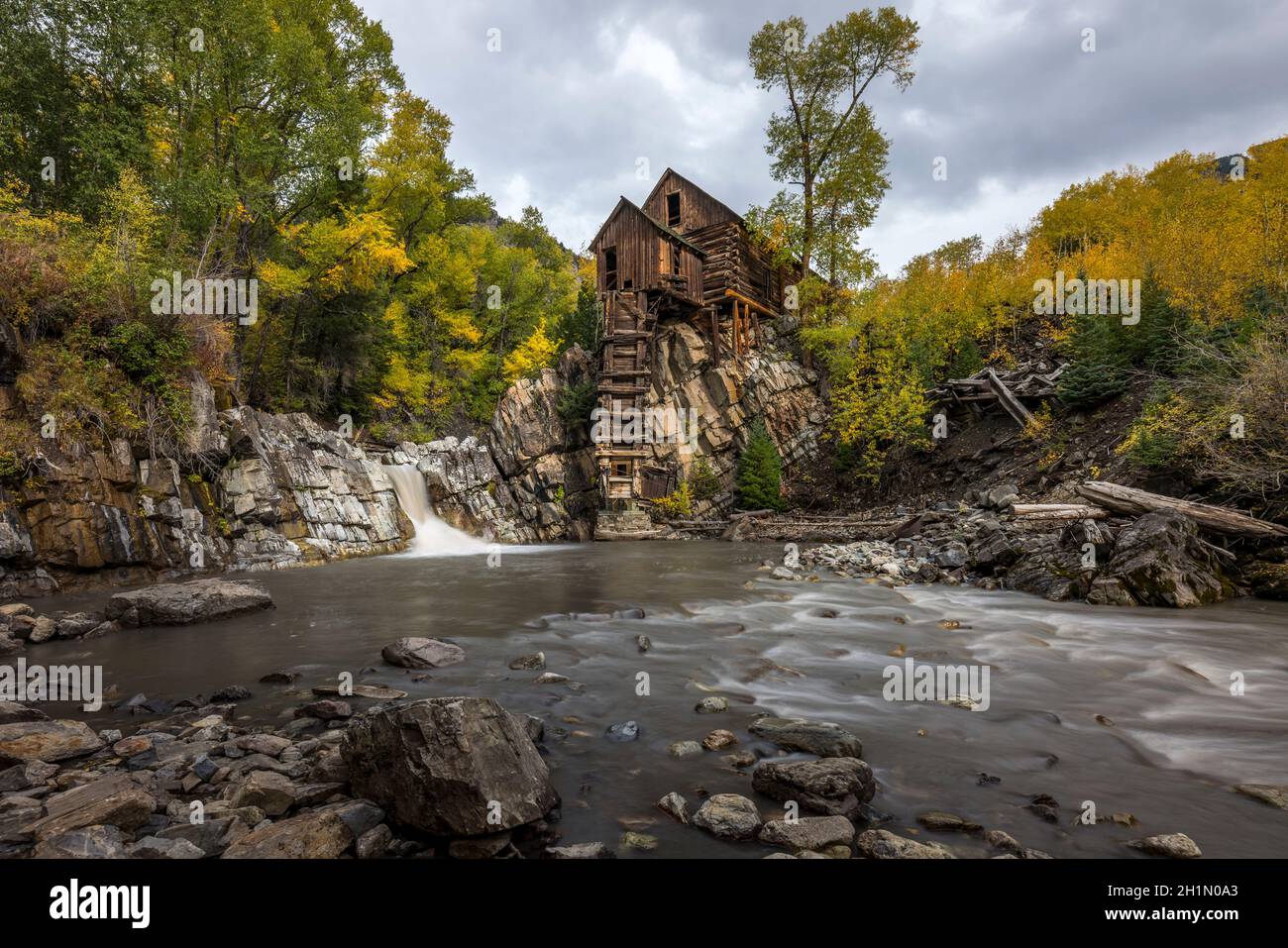 CRYSTAL MILL MARBLE COLORADO USA Stock Photo - Alamy