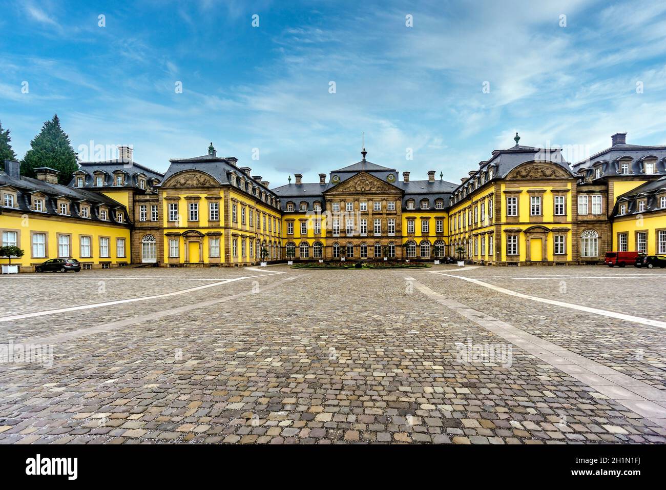 BAD AROLSEN GERMANY - 2019-07-16: Arolsen residential palace ...