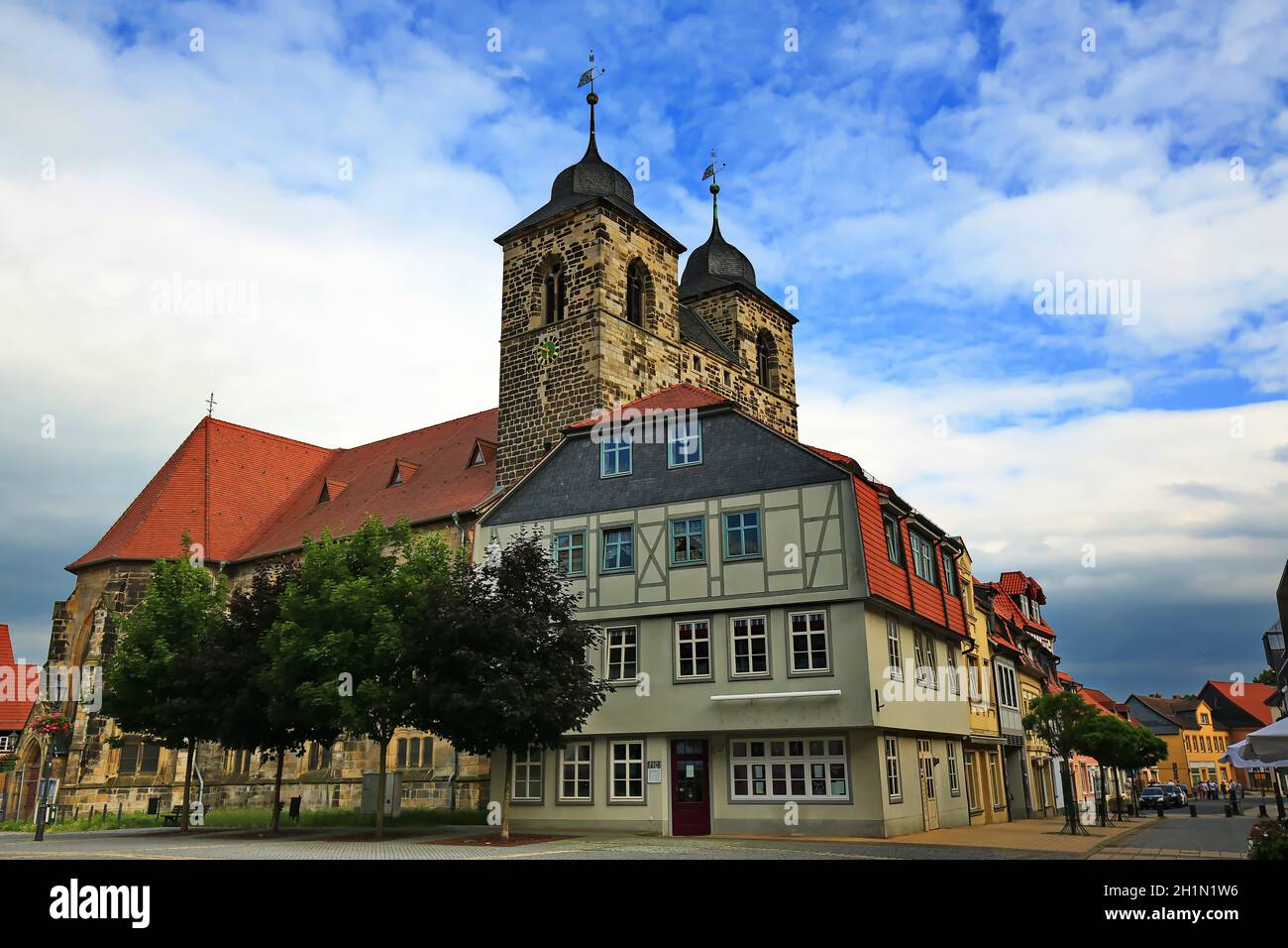 Sights of Oschersleben (Bode Stock Photo - Alamy