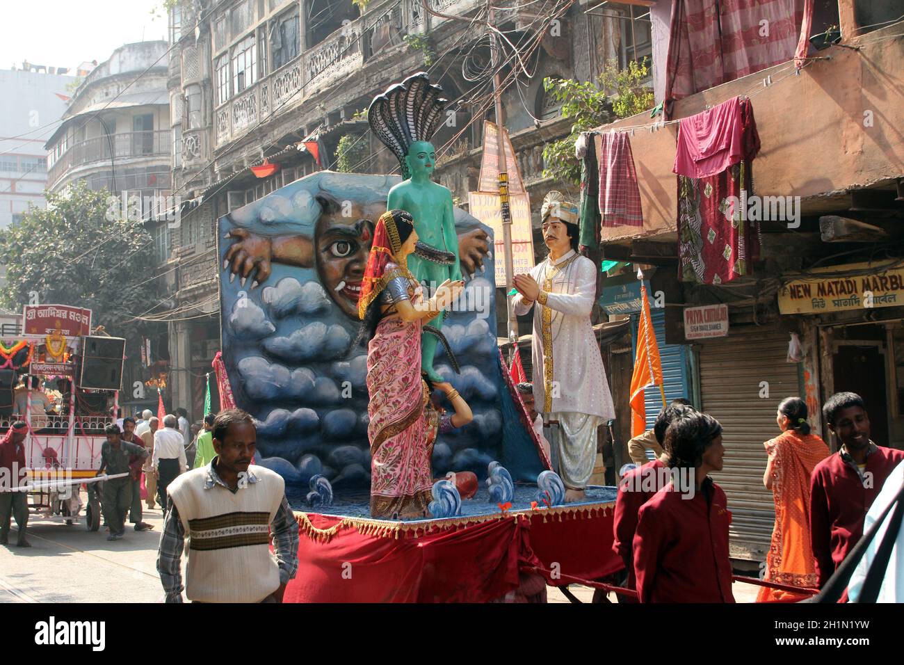 Annual Jain Digamber Procession in Kolkata,India Stock Photo - Alamy
