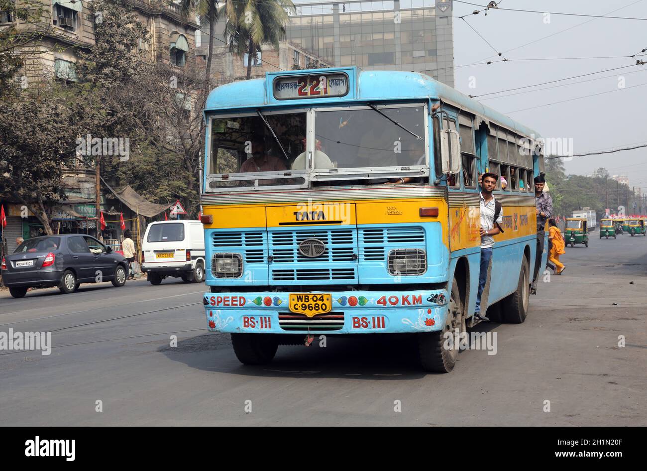 Man in window of bus india hi-res stock photography and images - Alamy