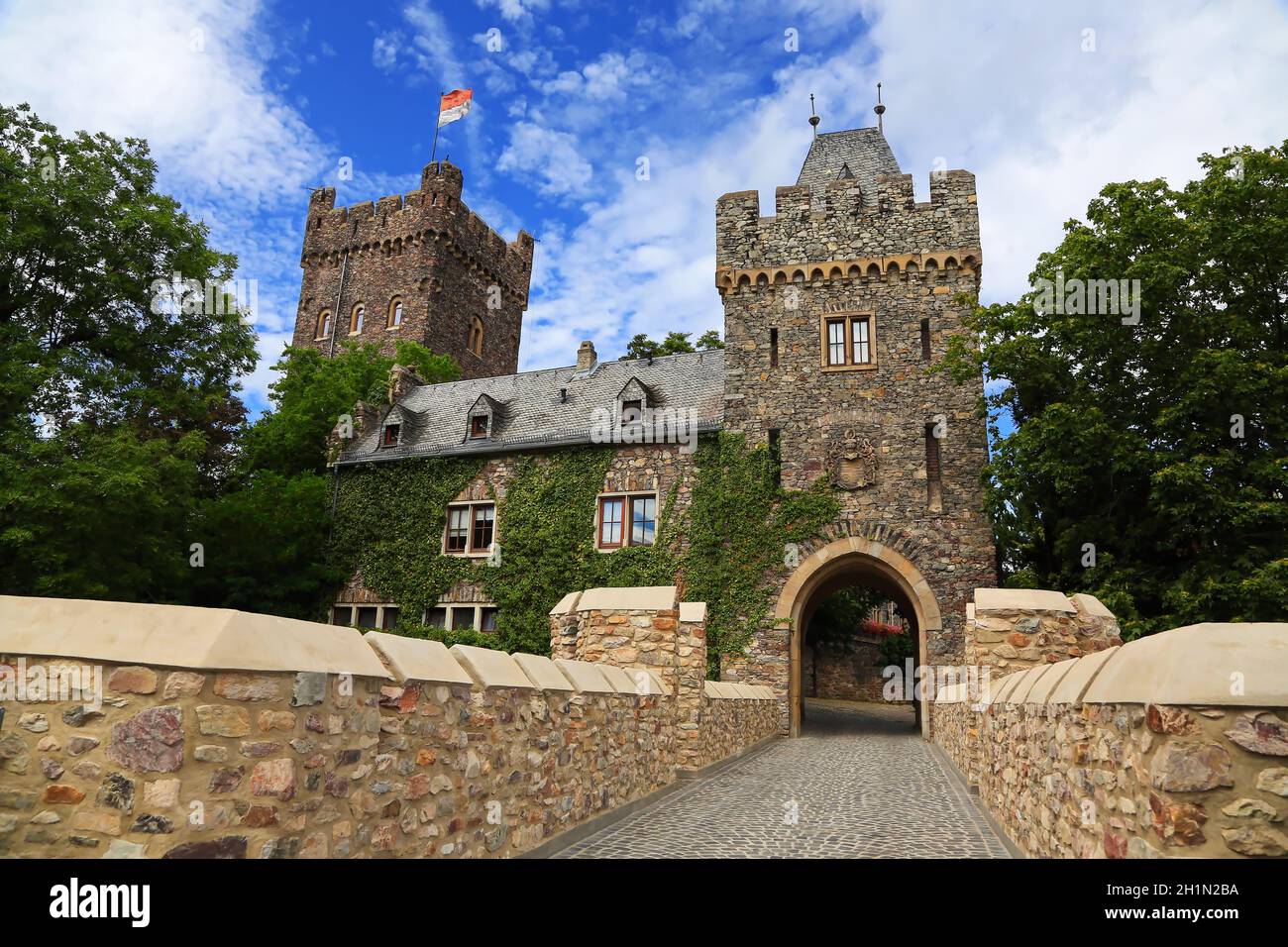 Klopp Castle is a sight of Bingen am Rhein Stock Photo - Alamy