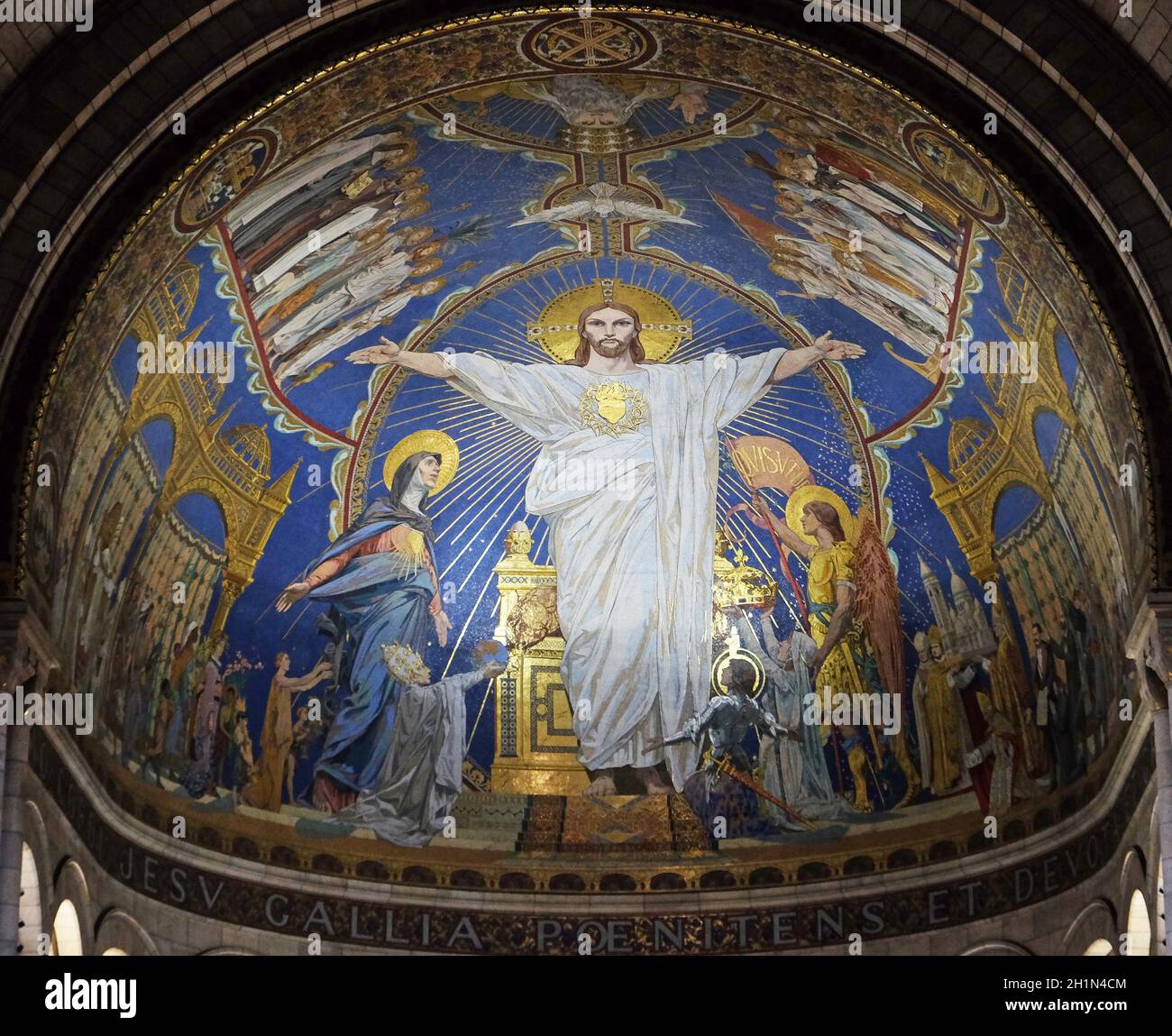 Jesus mary cross mosaic hi-res stock photography and images - Alamy