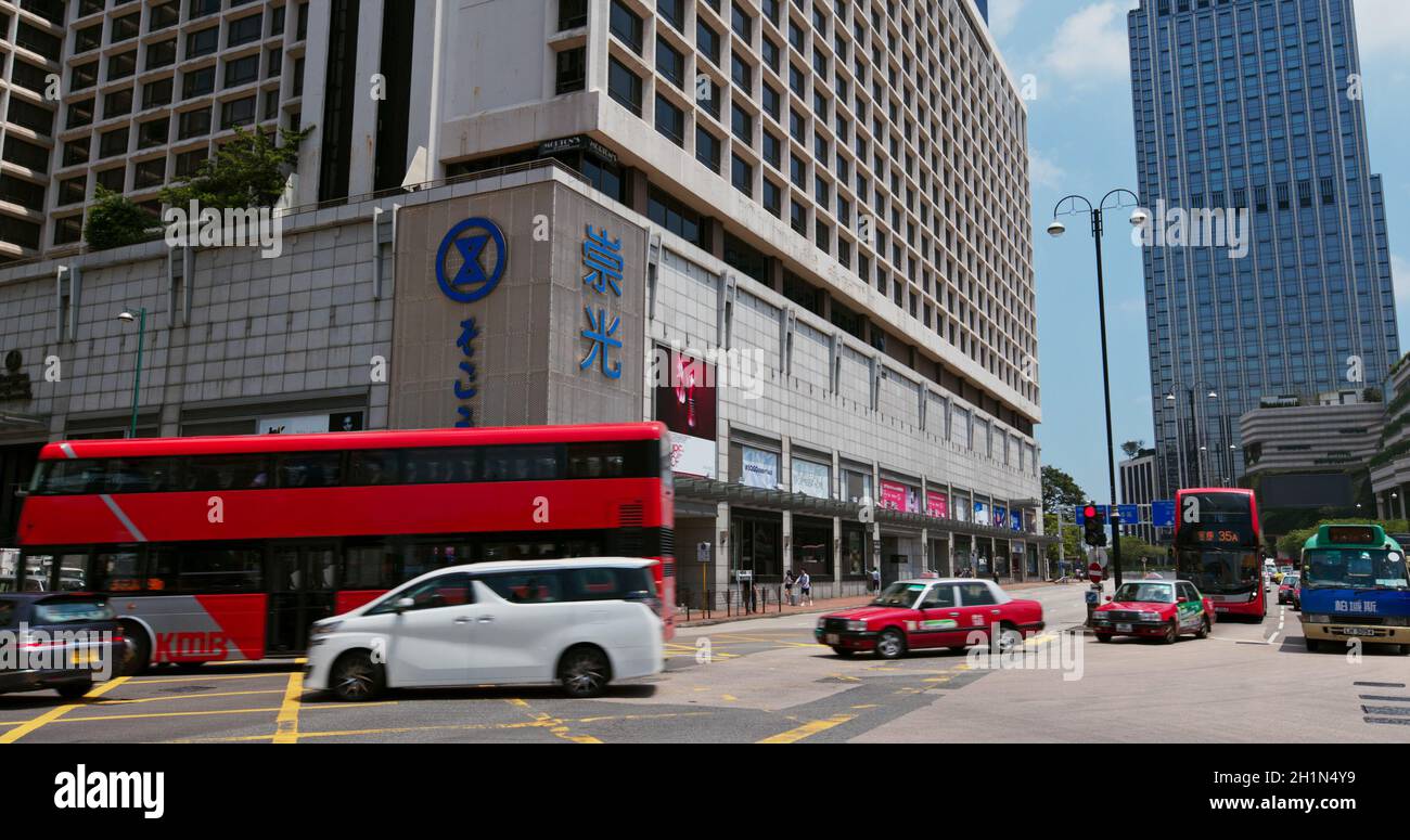Hong kong china pedestrian sky hi-res stock photography and images - Alamy