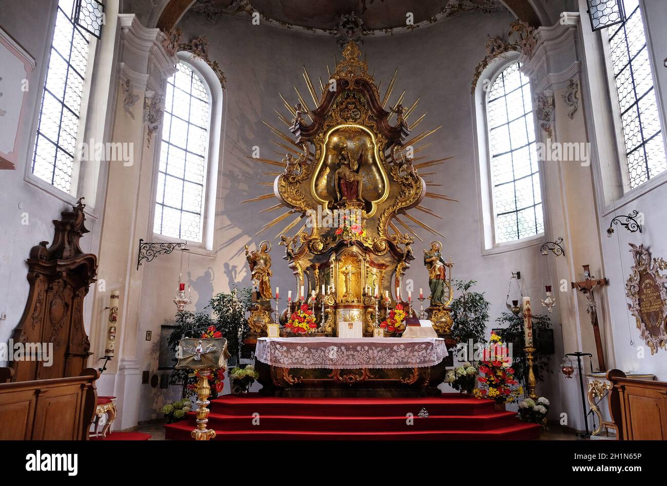 Maria Vesperbild Church in Ziemetshausen, Germany Stock Photo - Alamy