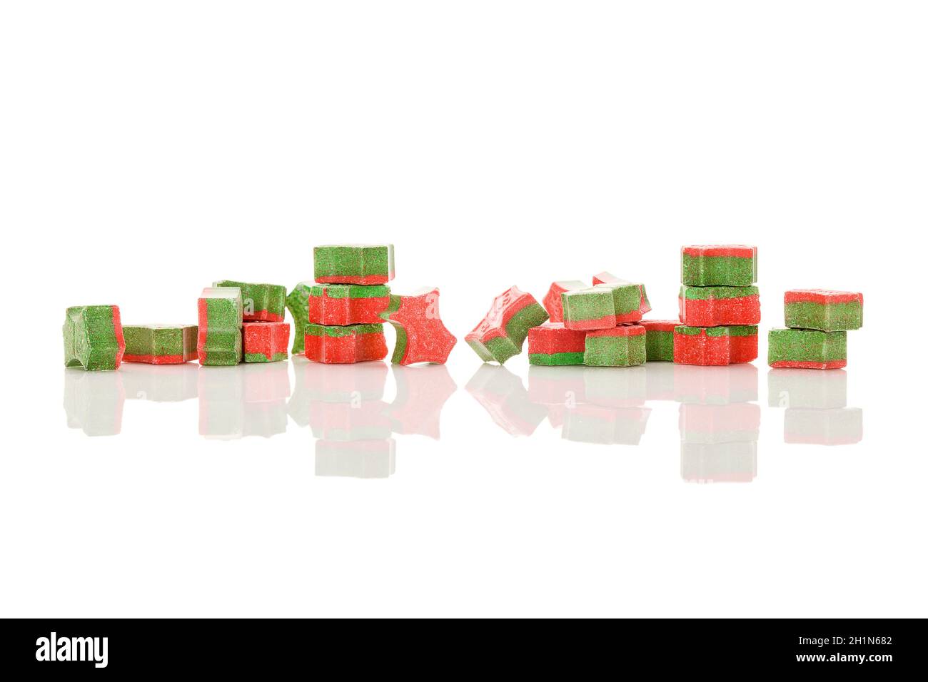 Sprite green and orange ecstasy pills isolated on white background ...