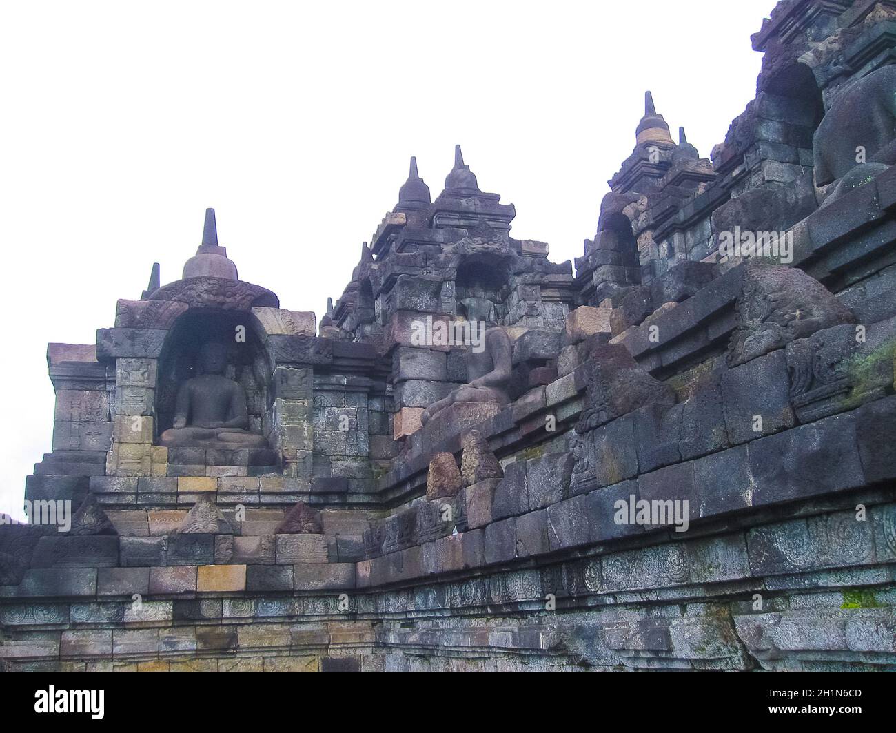 Stupas Prambanan Temple Sunset Architecture High Resolution Stock ...
