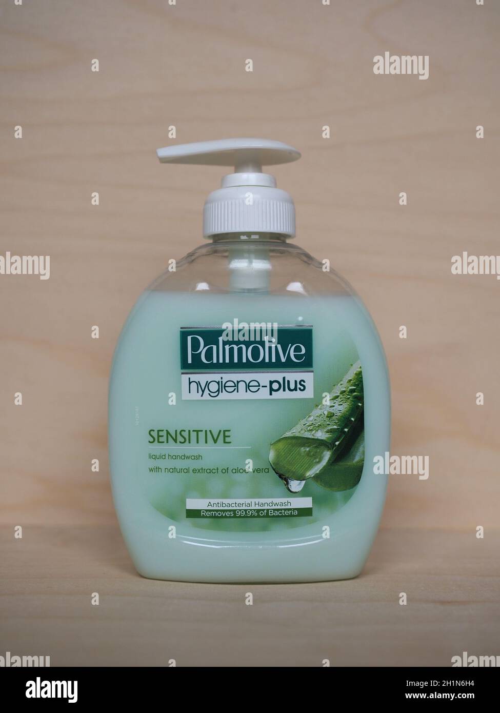NEW YORK, USA - CIRCA DECEMBER 2020: Bottle of Palmolive Hygiene Plus ...