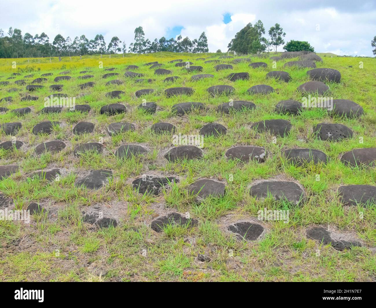 Orongo crater hi-res stock photography and images - Alamy
