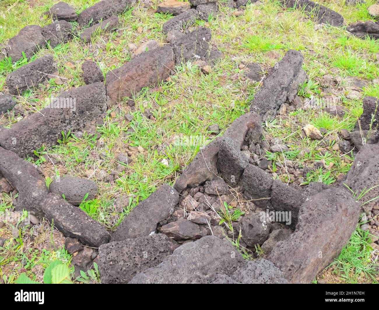 Orongo crater hi-res stock photography and images - Alamy