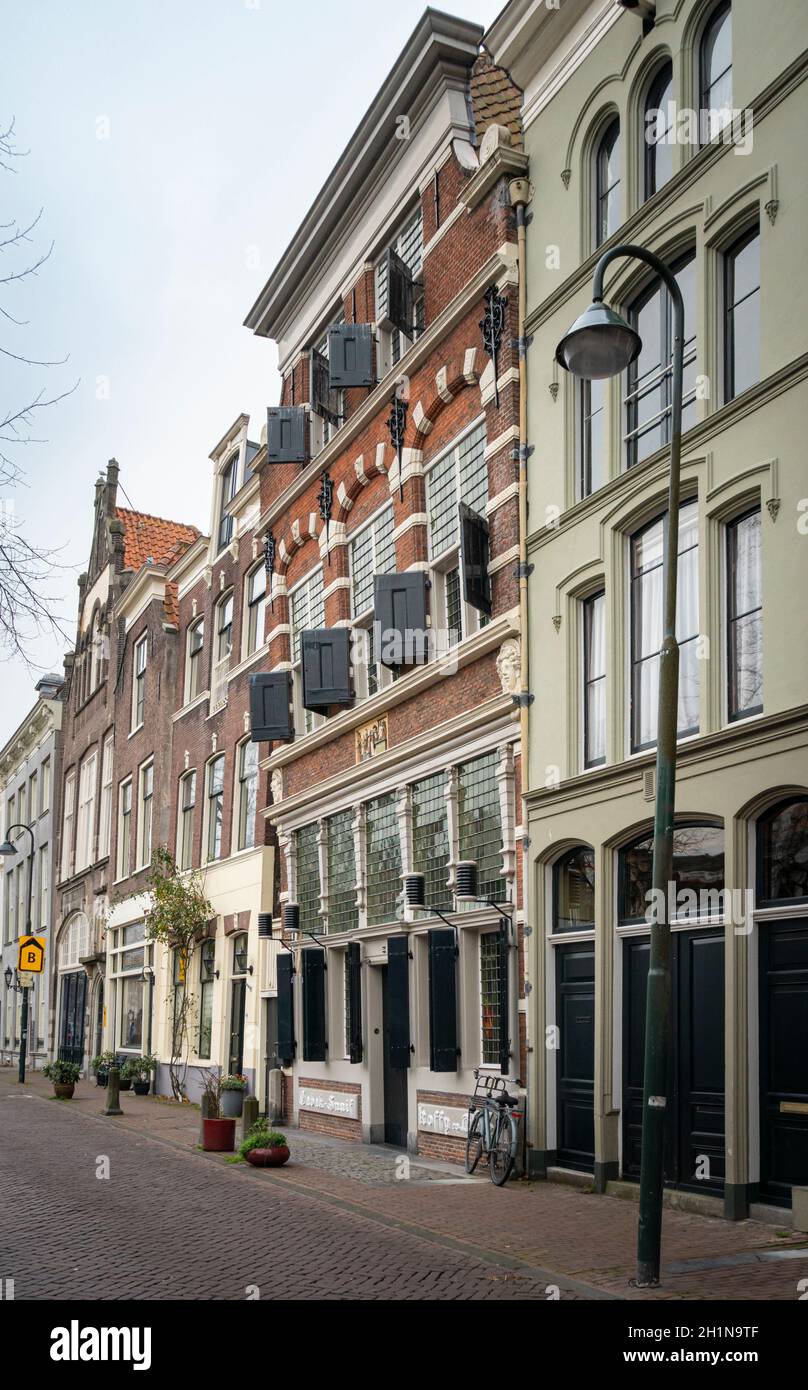 Building facades in the city of Gouda, Netherlands Stock Photo - Alamy