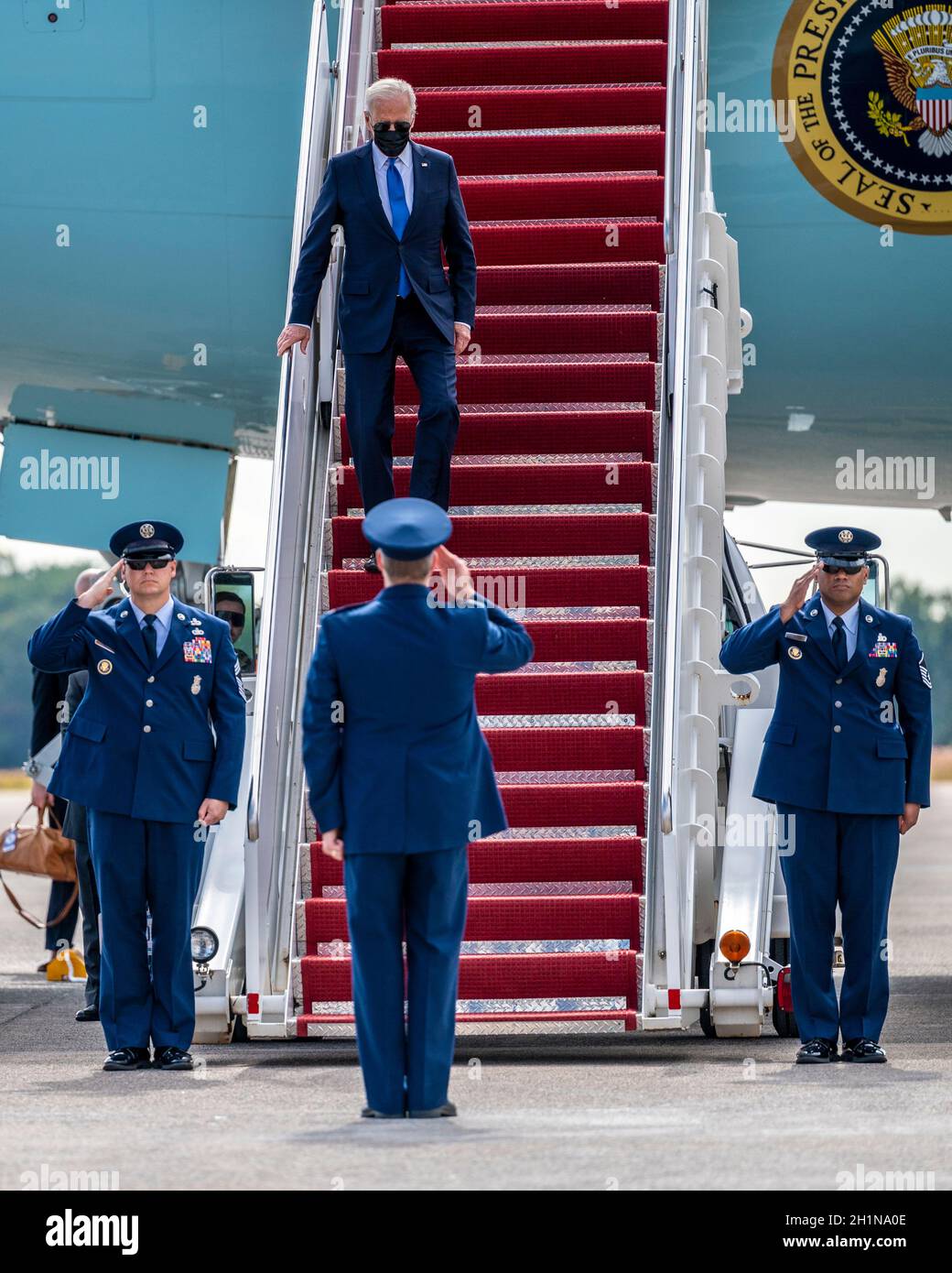 U.S. Air Force Col. Stephen Gwinn, commander of the 103rd Airlift Wing ...