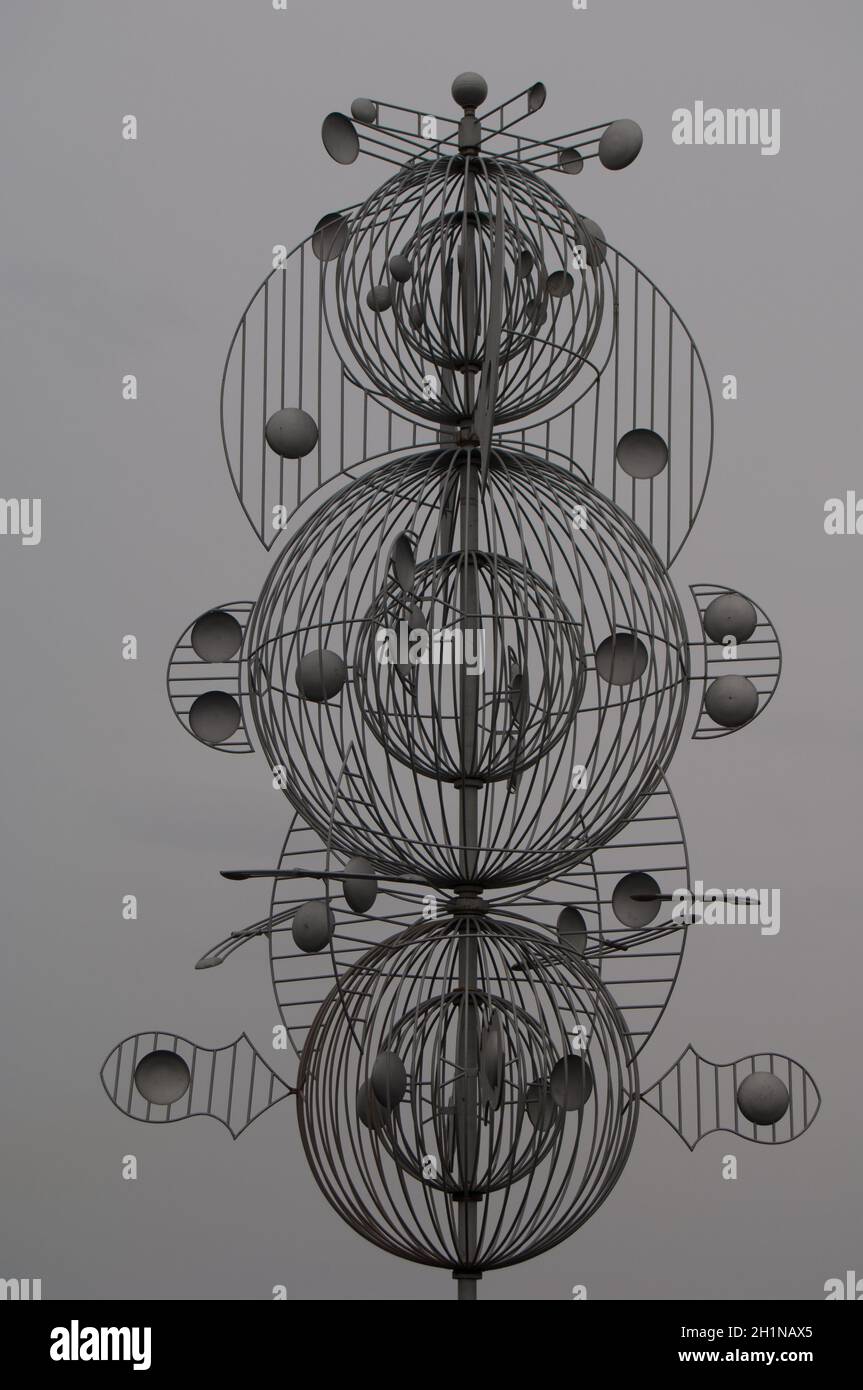 Wind sculpture cesar manrique lanzarote hi-res stock photography and ...