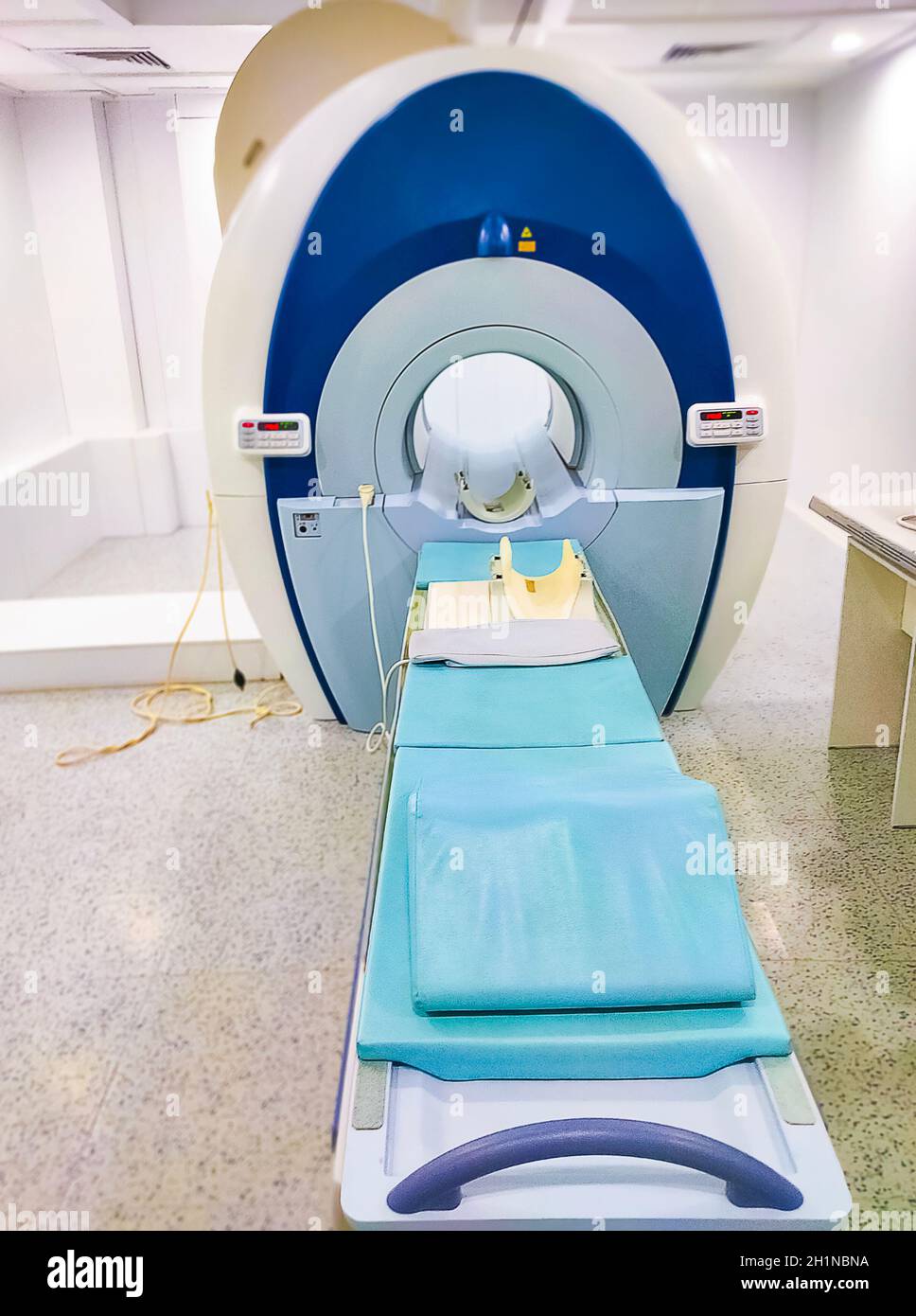 Magnetic resonance imaging MR MRT at abstract hospital Stock Photo - Alamy