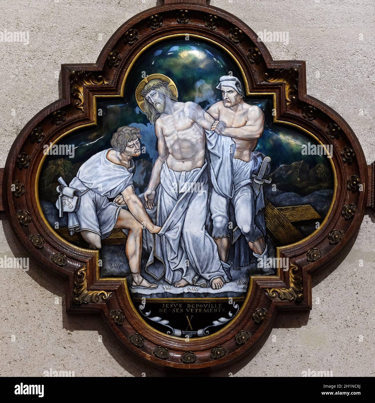 10th Stations of the Cross, Jesus is stripped of His garments, St ...