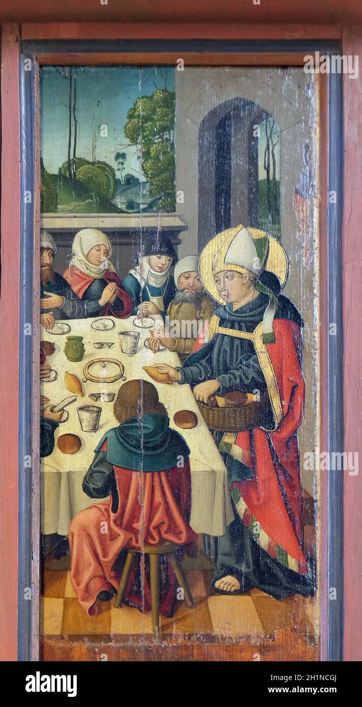 Feeding the poor medieval hi-res stock photography and images - Alamy