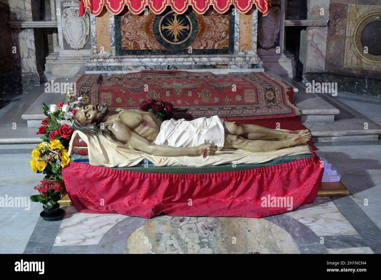 Body of Christ in the Church San Giacomo in Augusta in Rome, Italy ...