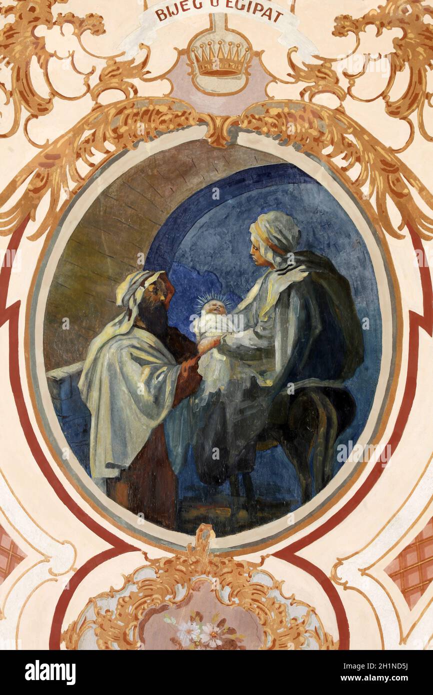 Flight to Egypt Stock Photo - Alamy