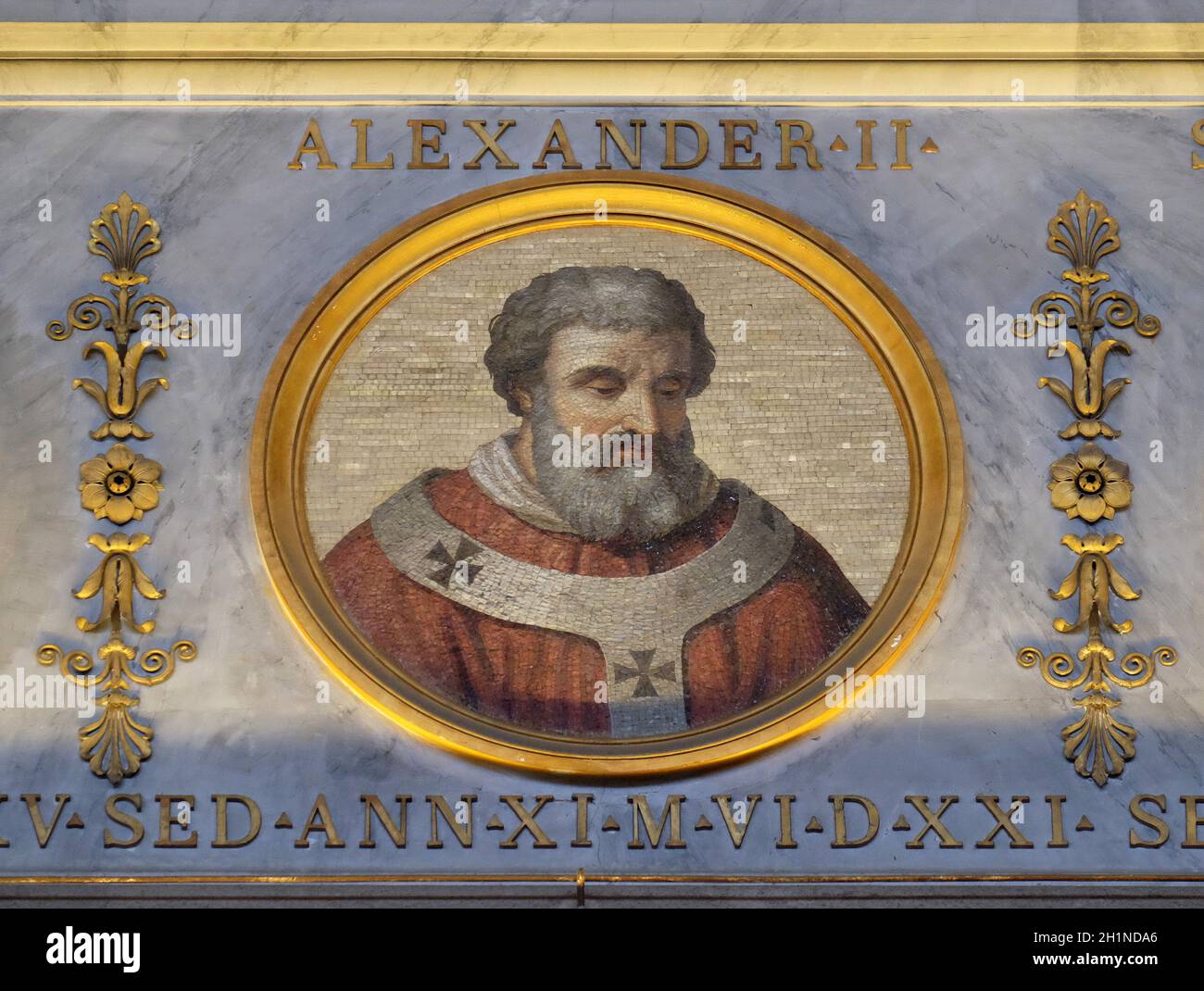 Pope Alexander II, born Anselm of Baggio was pope from 30 September ...