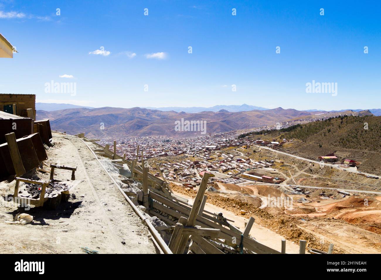 Potosi aerial view,Bolivia.Bolivian mining city Stock Photo - Alamy