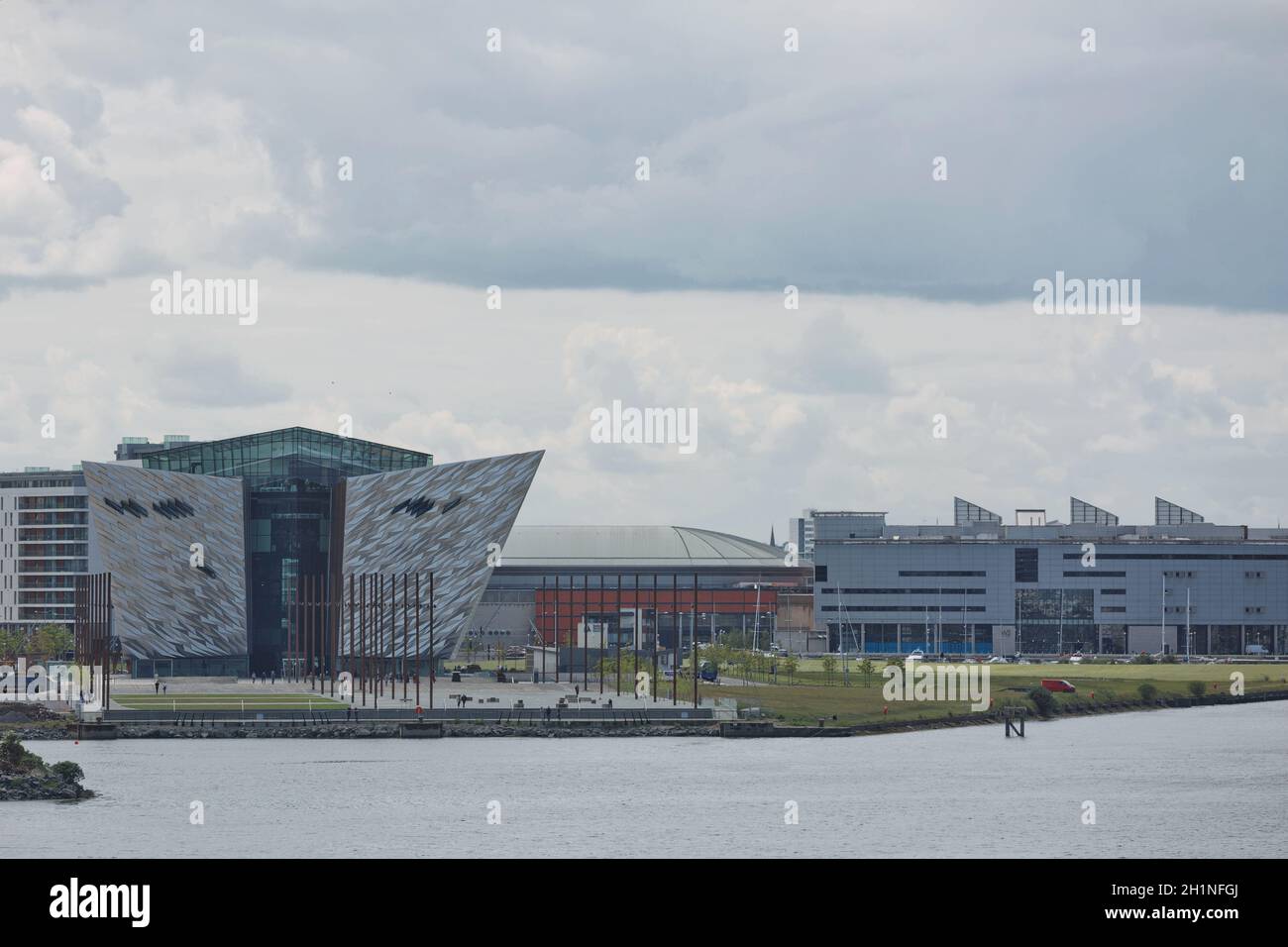 Belfast, Northern Ireland - June 9, 2017: Titanic Belfast, Museum and ...