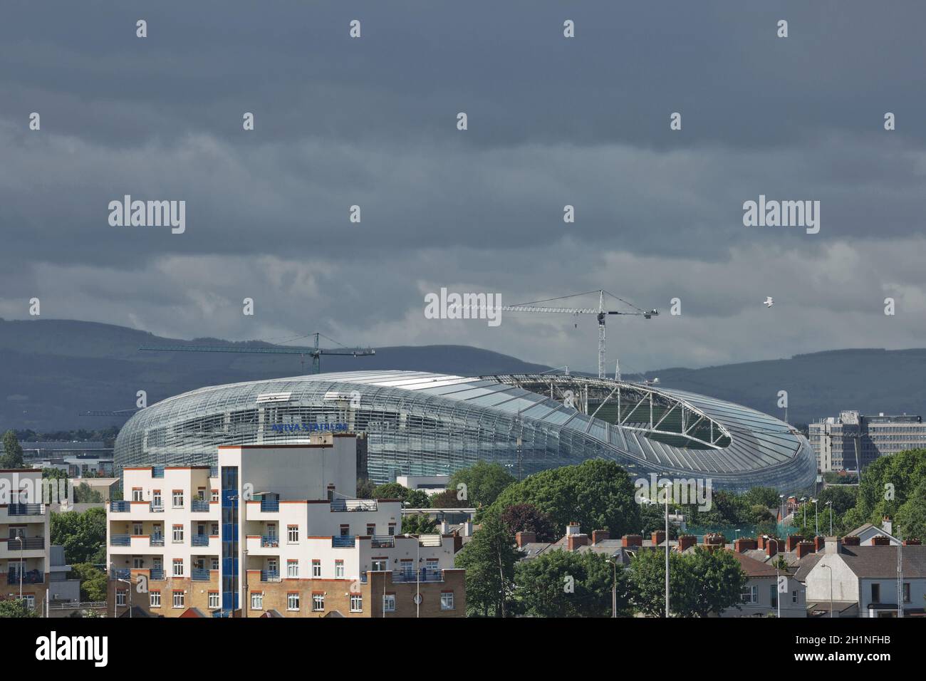 Dublin, Ireland - June 6, 2017: The Aviva Stadium, multi-funnctional ...