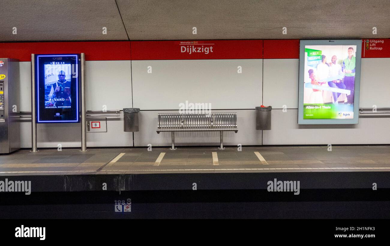 Rotterdam tram underground hi-res stock photography and images - Alamy