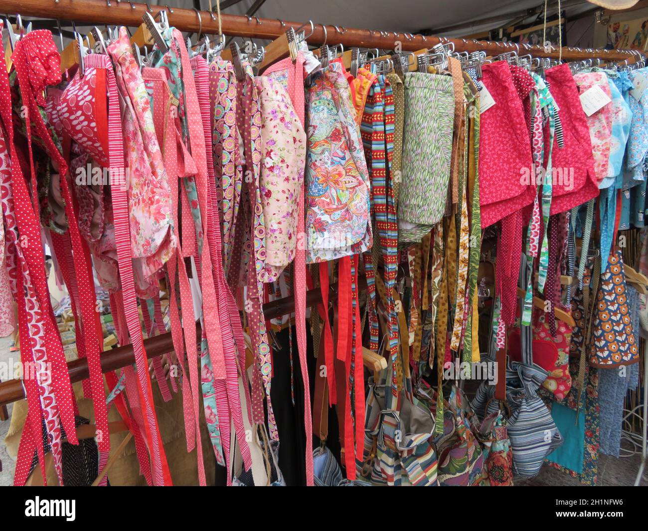 Beautiful clothes for the sale of nice color Stock Photo - Alamy