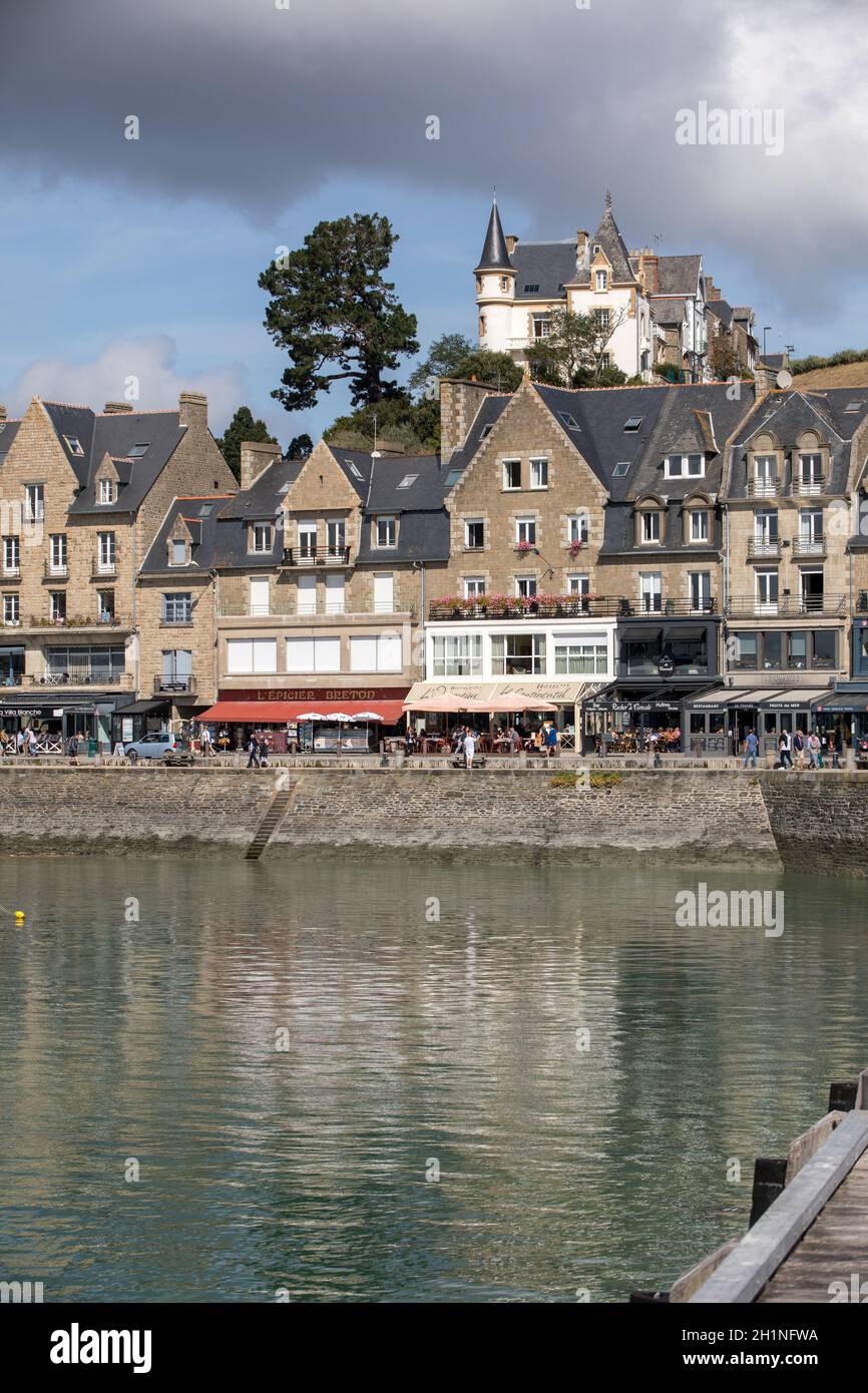 Cancale, France - September 15, 2018: Cancale, fishing port and famous ...