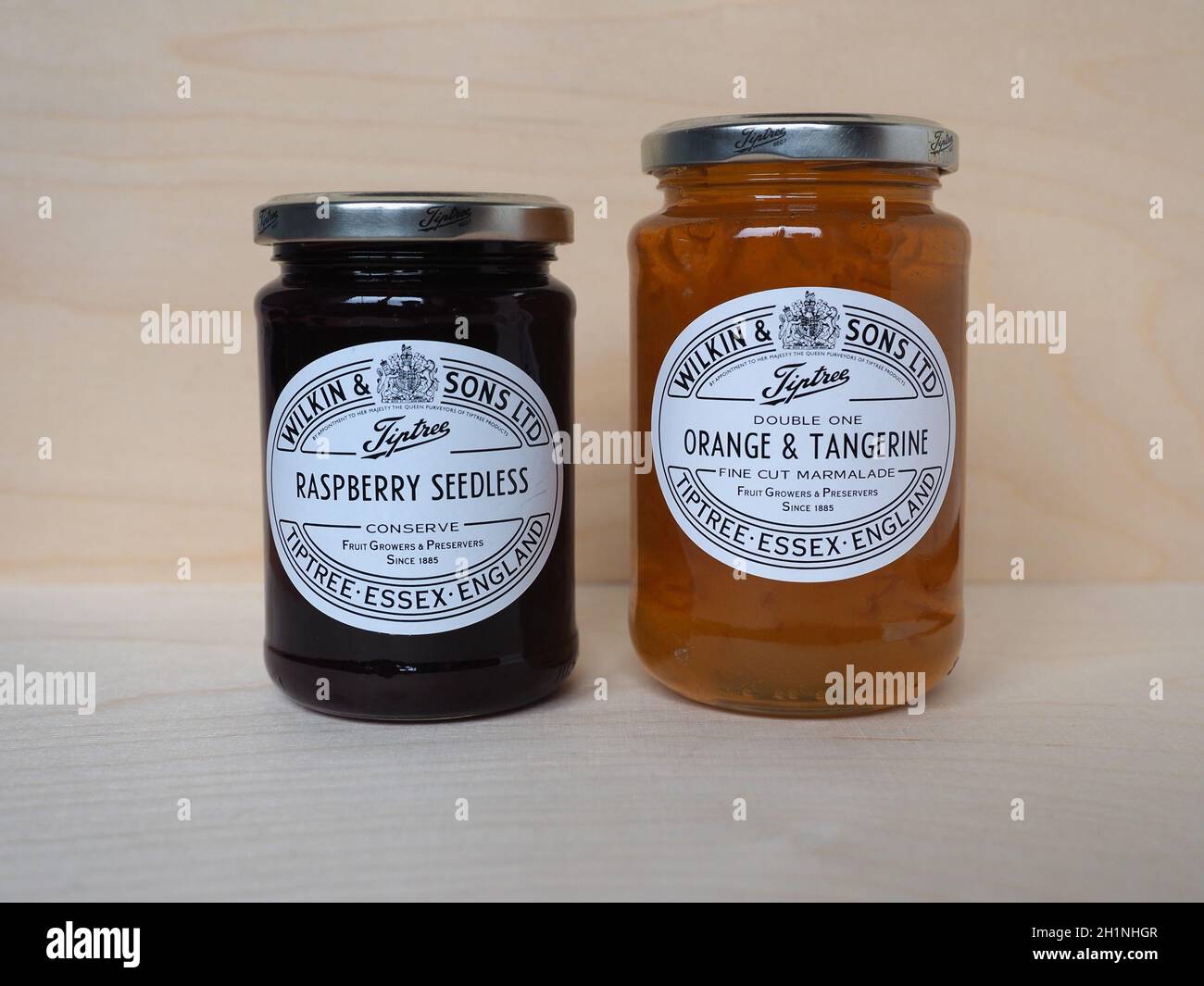 English Food Jam Jar Glass Marmalade Conserve High Resolution Stock ...