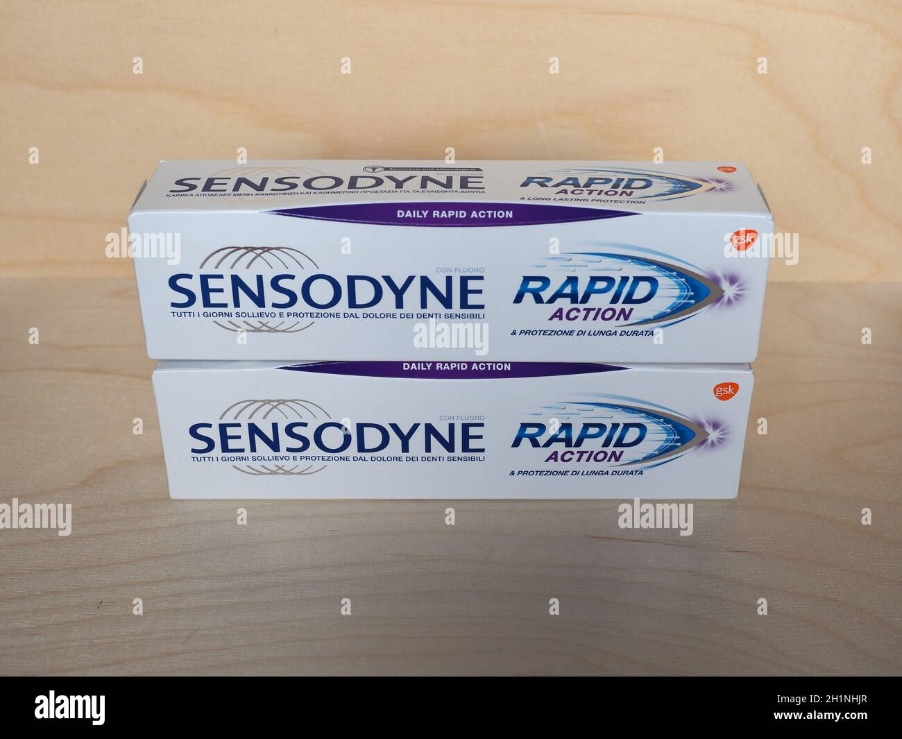Box Of Sensodyne Toothpaste High Resolution Stock Photography and ...
