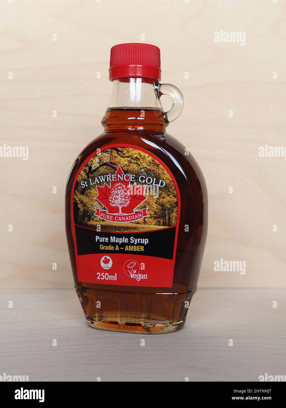 LONDON, UK - CIRCA DECEMBER 2020: Bottle of St Lawrence Gold pure ...