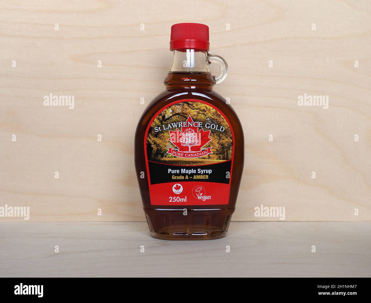 LONDON, UK - CIRCA DECEMBER 2020: Bottle of St Lawrence Gold pure ...