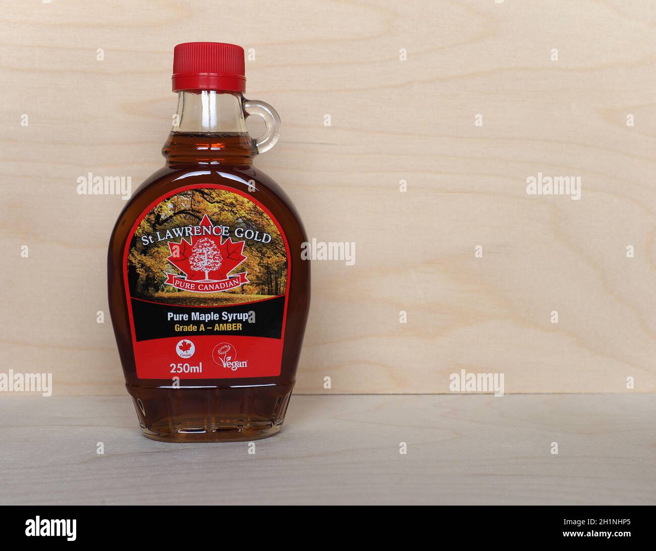 LONDON, UK - CIRCA DECEMBER 2020: Bottle of St Lawrence Gold pure ...