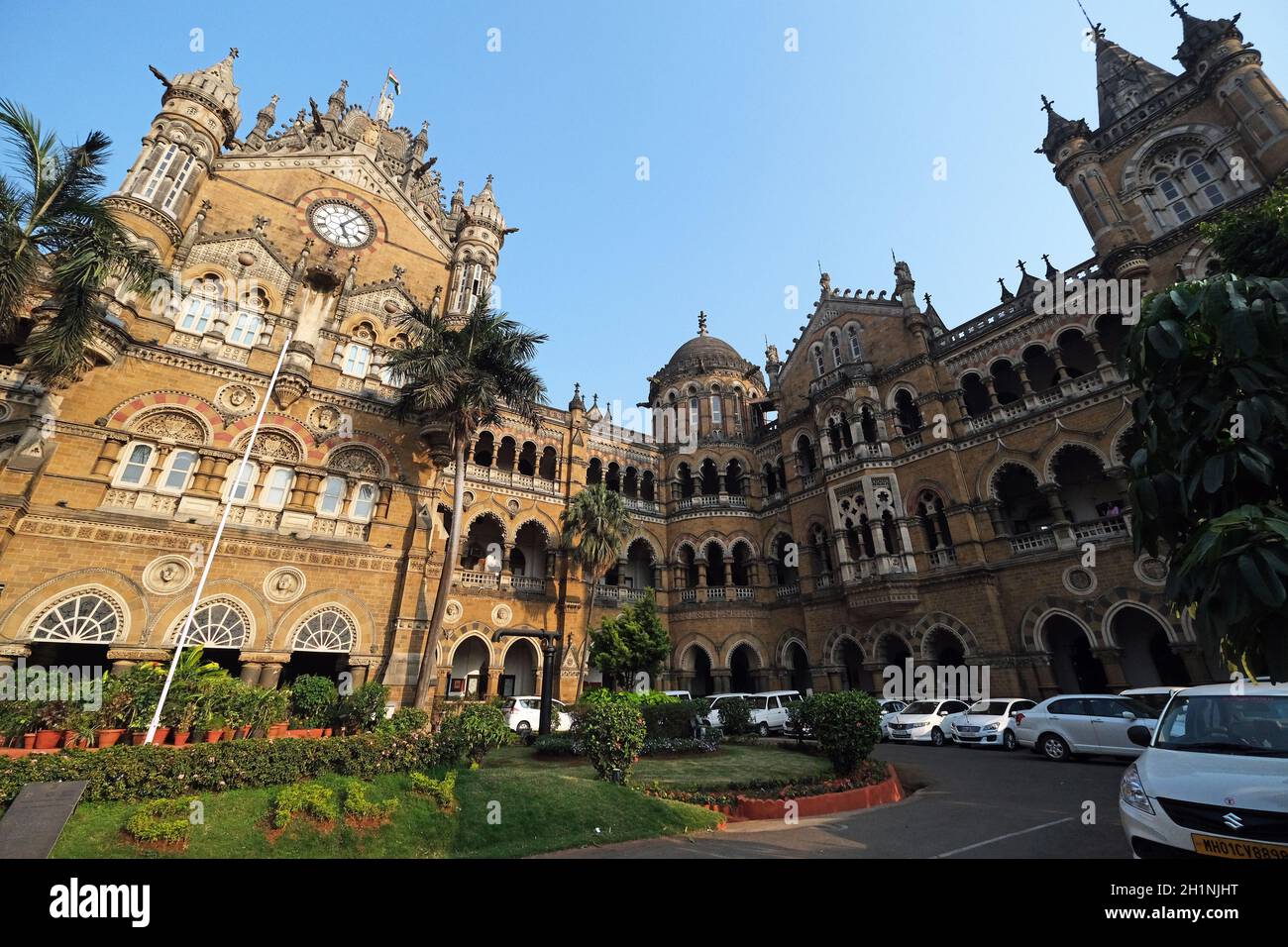 Victoria Station (Chatrapati Shivaji terminal) in Mumbai, India Stock ...