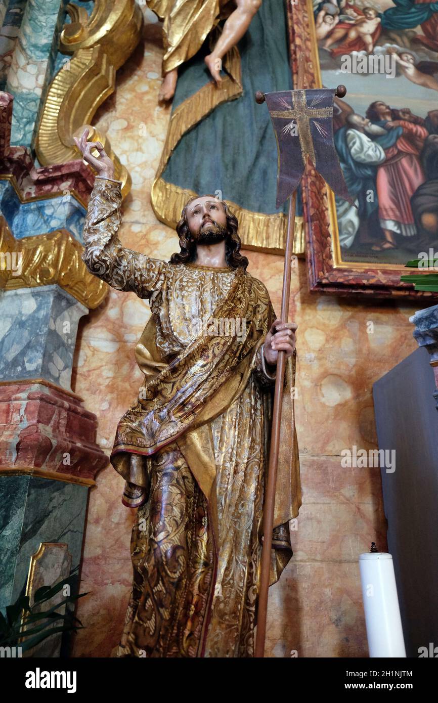 Risen Christ on altar in the Church of the Assumption of the Blessed ...