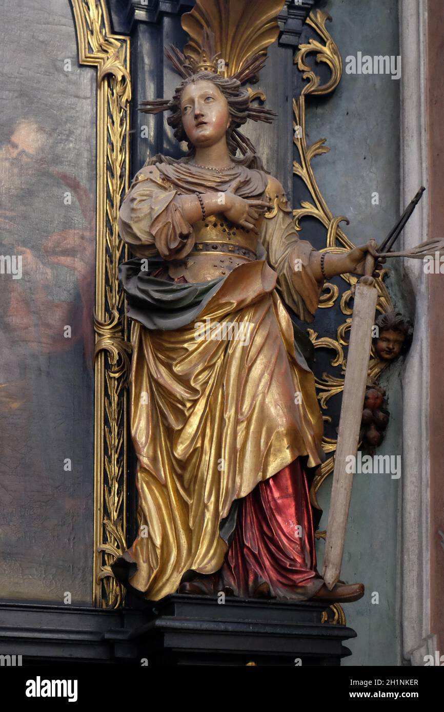 Saint apollonia in prayer hi-res stock photography and images - Alamy