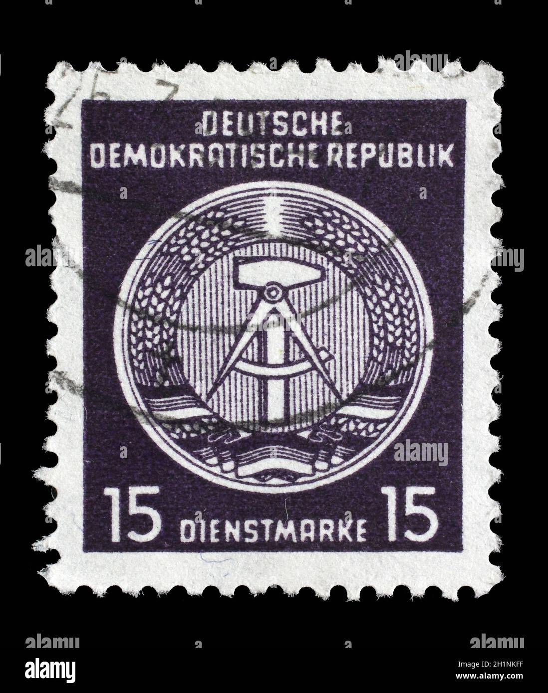 Stamp printed in GDR (German Democratic Republic - East Germany) shows ...