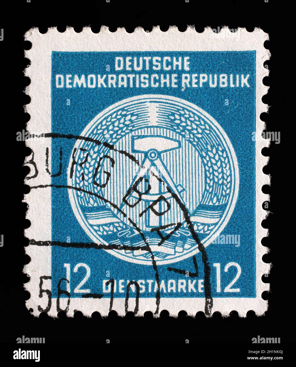 Stamp printed in GDR (German Democratic Republic - East Germany) shows ...