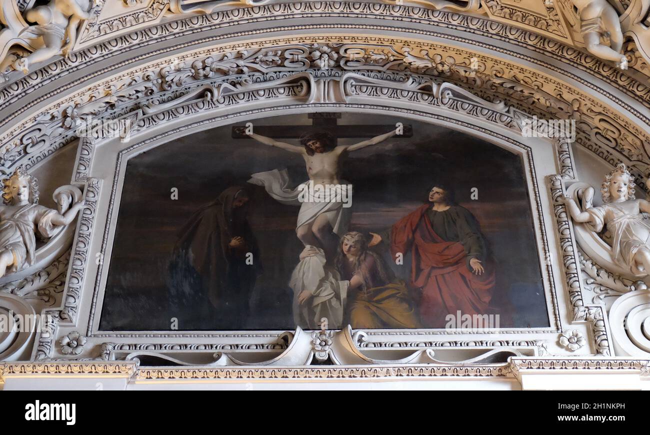 12th Stations of the Cross, Jesus dies on the cross , fragment of the ...