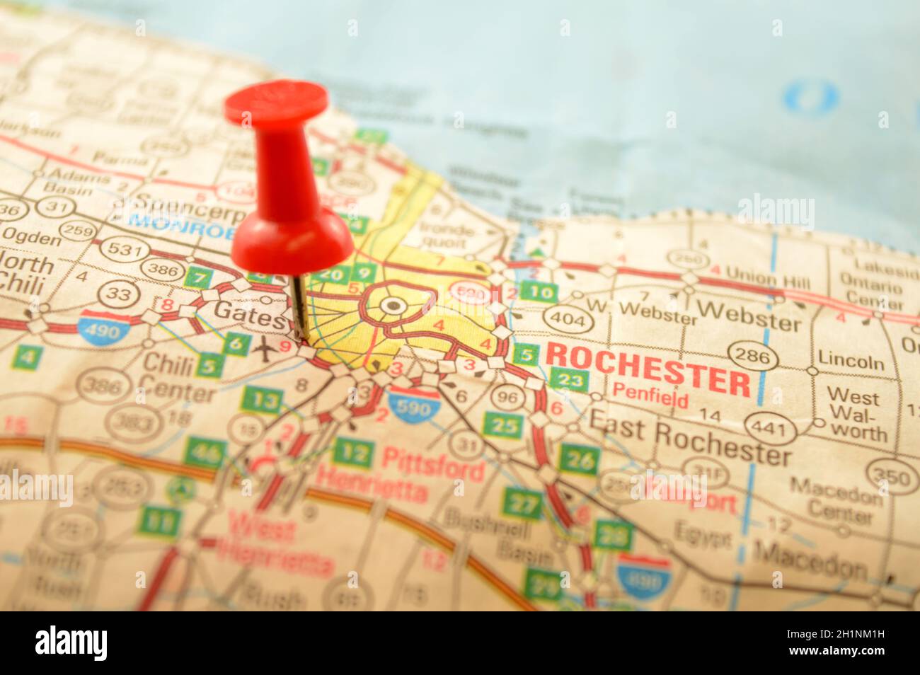 United states map new york city pin hi-res stock photography and images ...