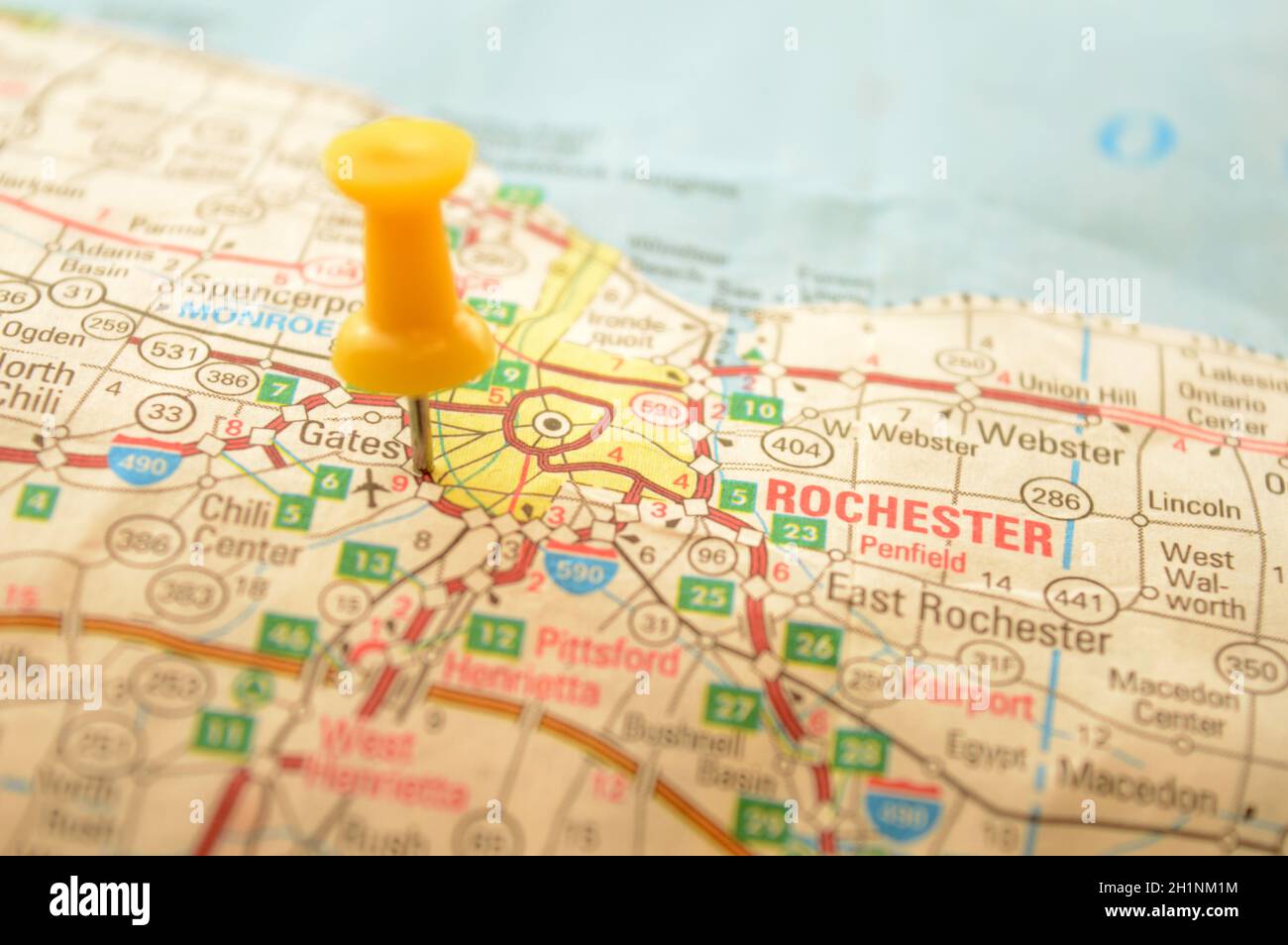 United states map new york city pin hi-res stock photography and images ...