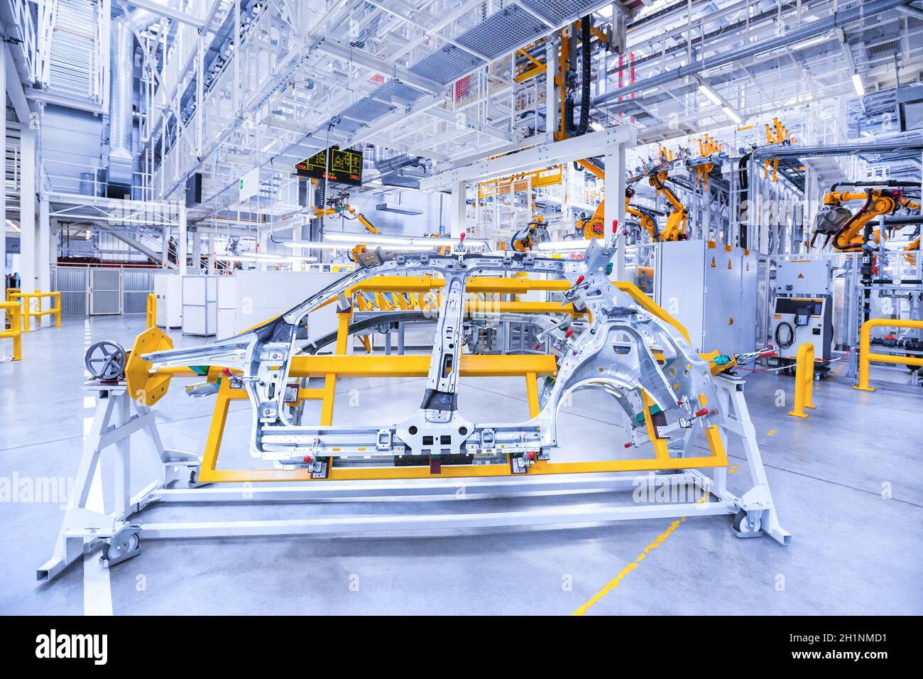spare parts in a car factory Stock Photo - Alamy