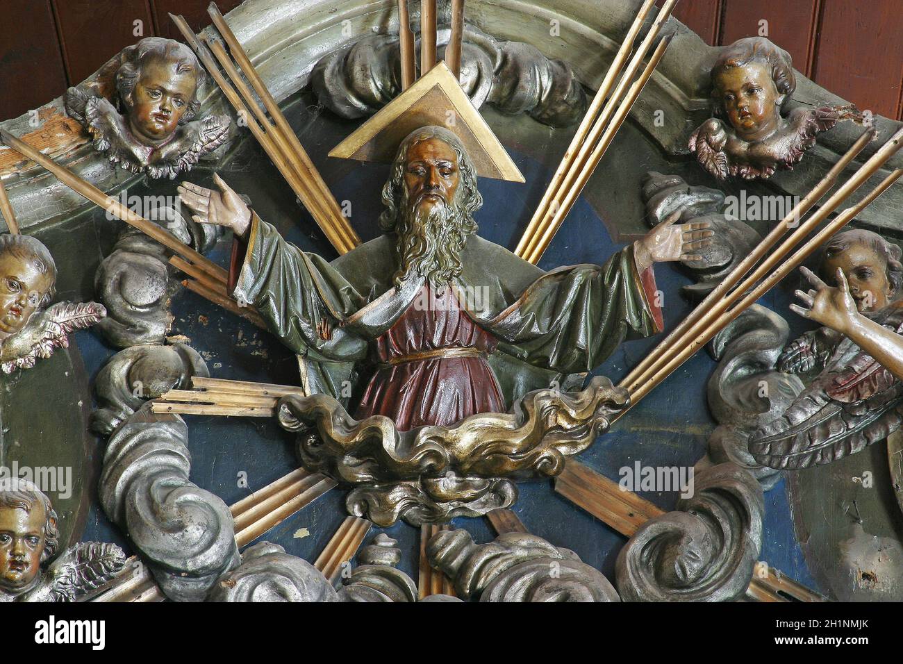 God the Father statue on the high altar at St. Anne's Parish Church in ...