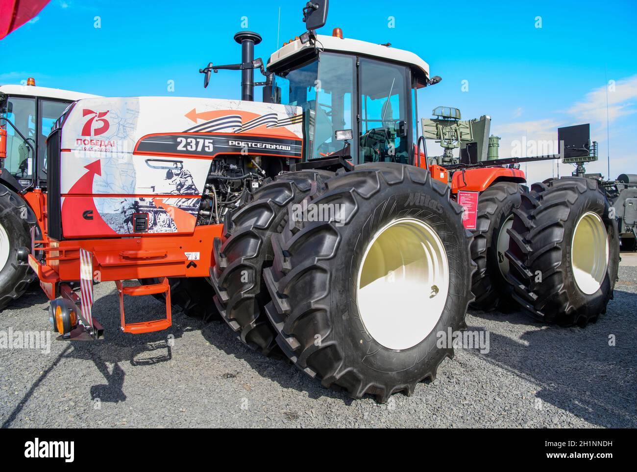 Rostov-on-Don, Russia - August 28, 2020: Rostselmash-2375 tractor at ...