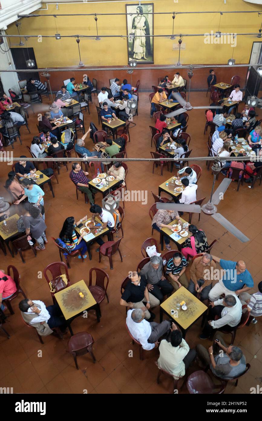 Visitors of popular Indian Coffee House have lunch in Kolkata. The ...