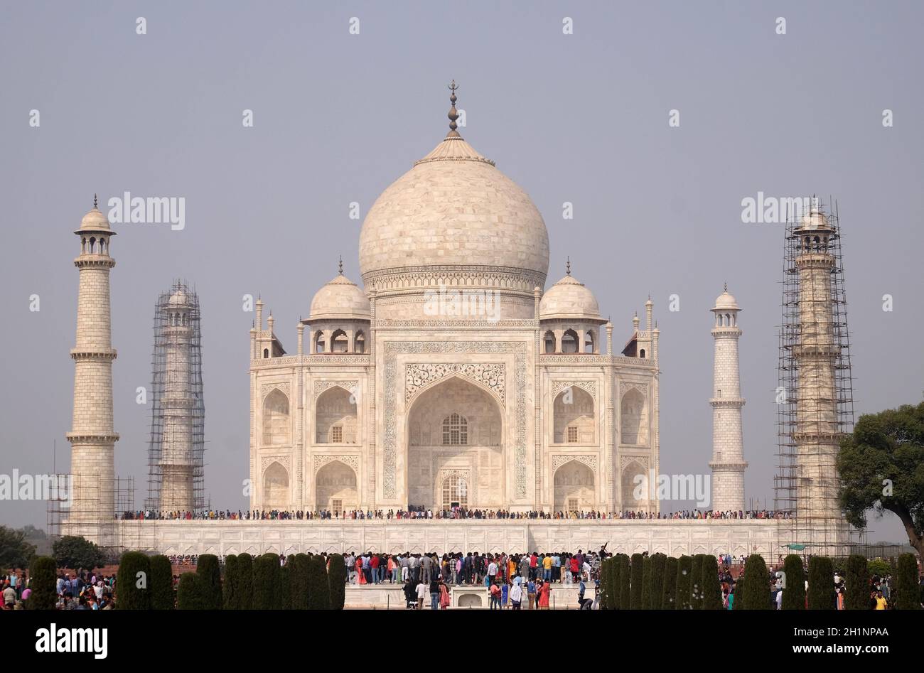 Taj Mahal (Crown of Palaces) in Agra, Uttar Pradesh, India Stock Photo ...