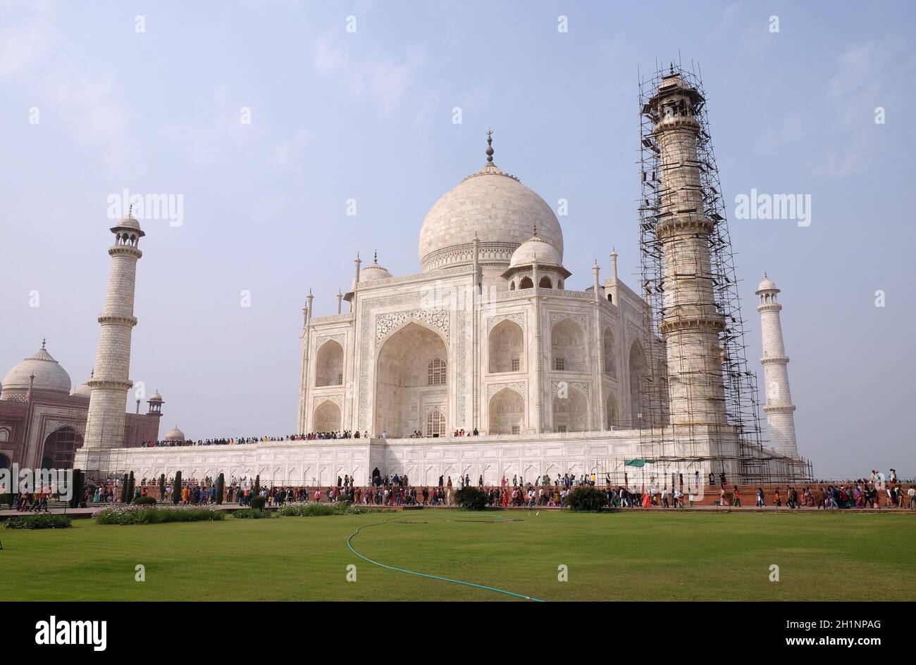 Taj Mahal (Crown of Palaces) in Agra, Uttar Pradesh, India Stock Photo ...